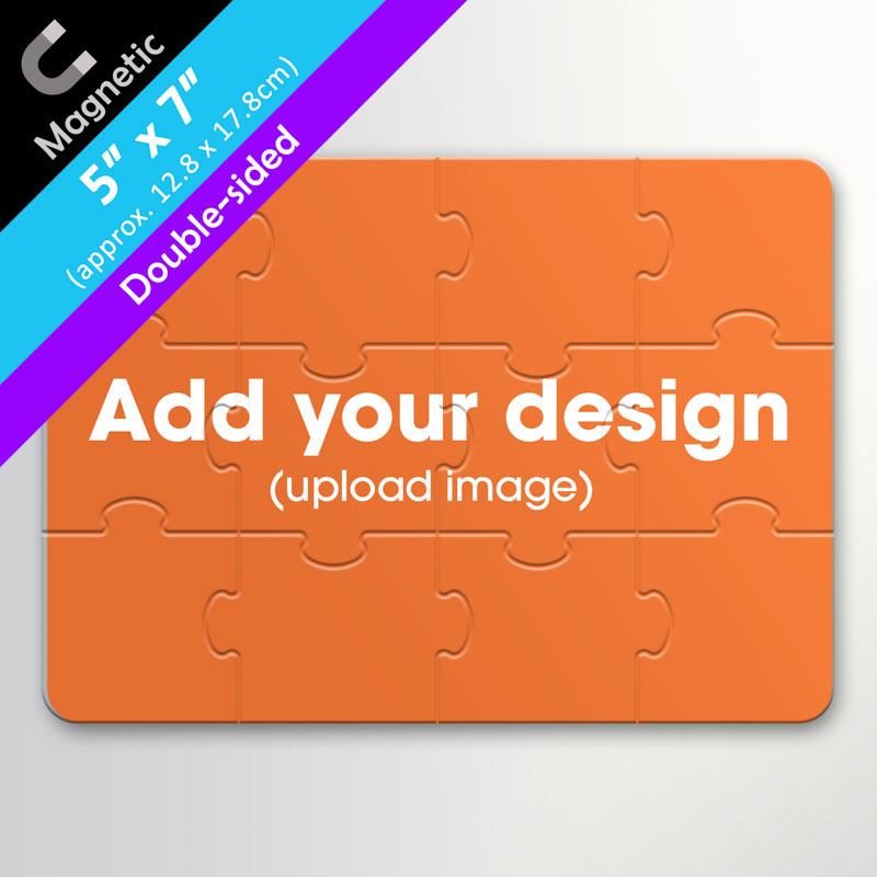 Two Sided 5X7 Inch Custom Puzzle
