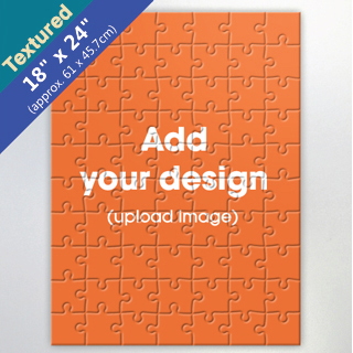 Custom Textured 18x24 Inch Vertical Puzzle 500 Piece